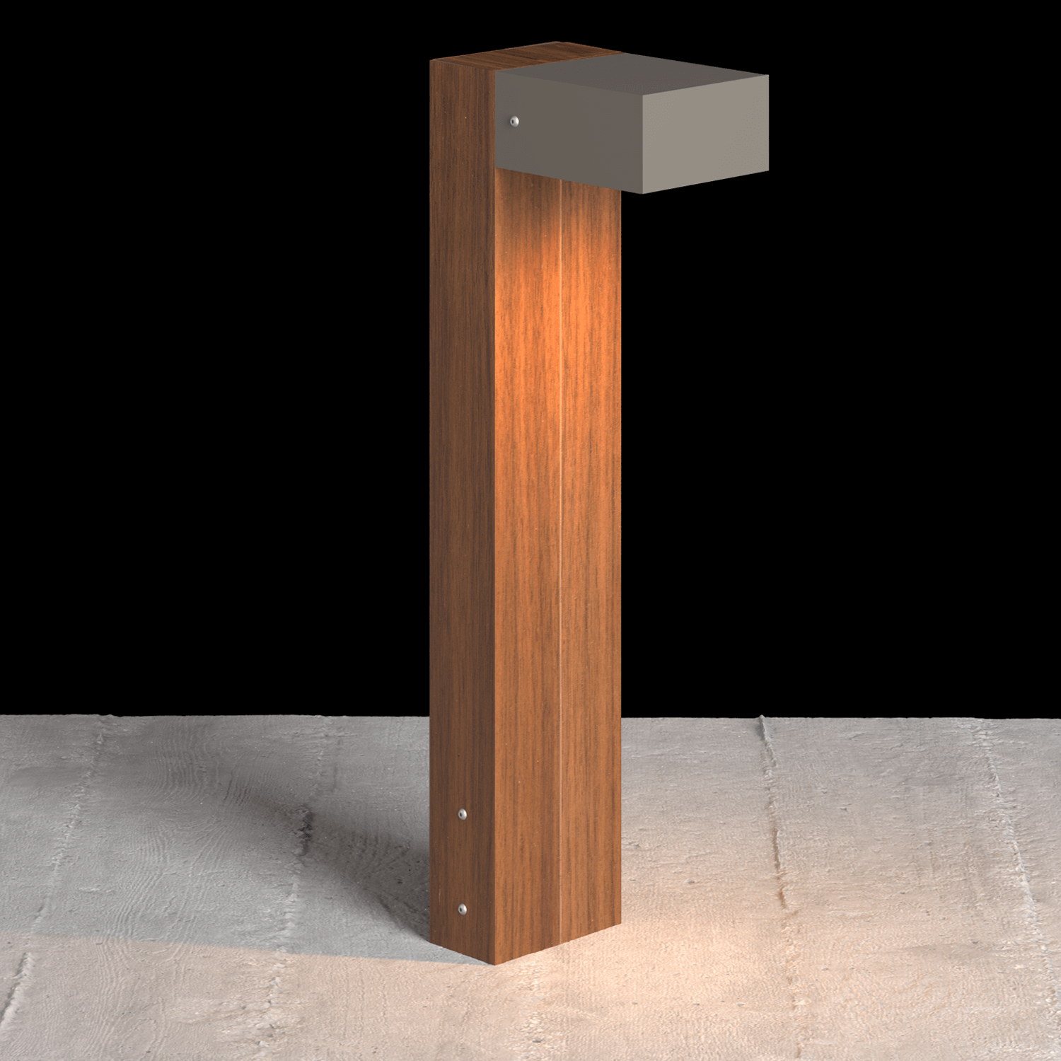 Neptune Wood Bollard Light