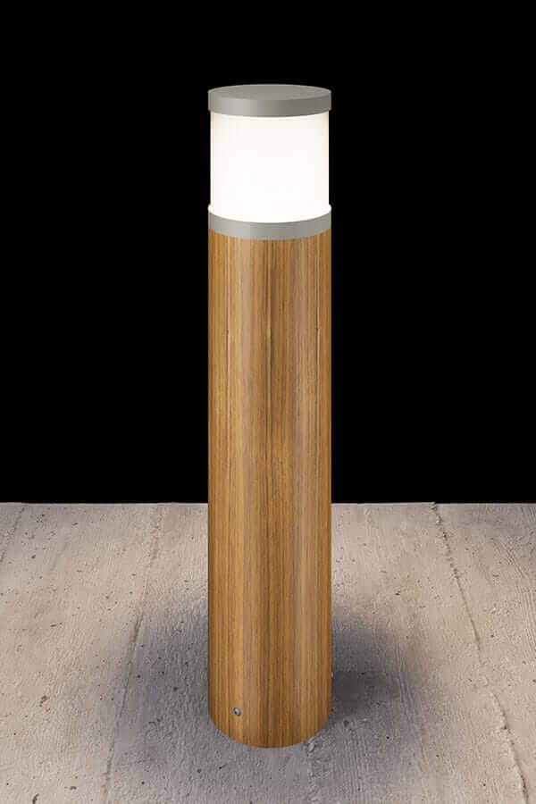 Wooden Outdoor Bollard Lights