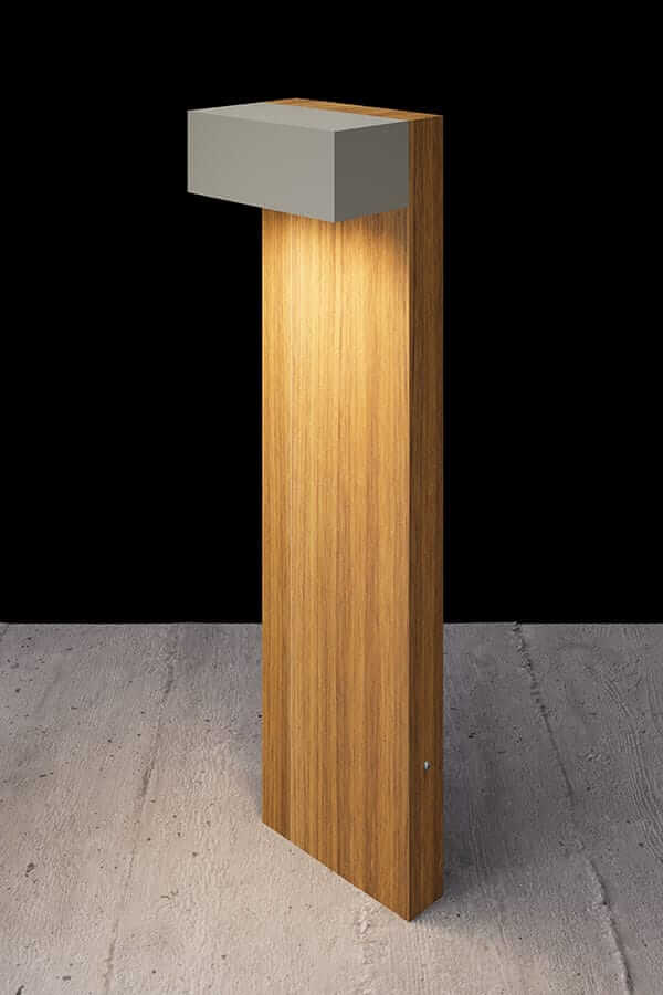 Wood Bollard Outdoor Lighting