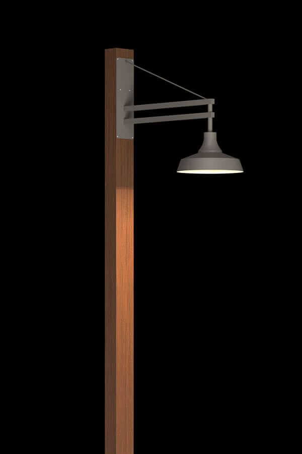 Wooden Exterior Lamp Posts