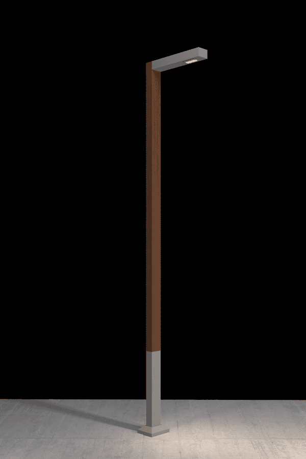 Neptune Wooden Exterior Lamp Post