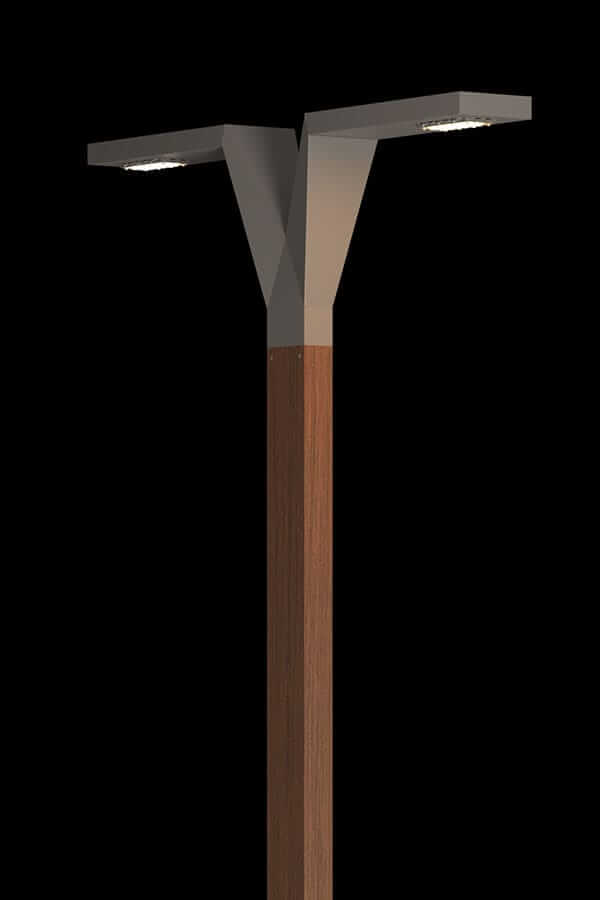 Wooden Exterior Lamp Posts