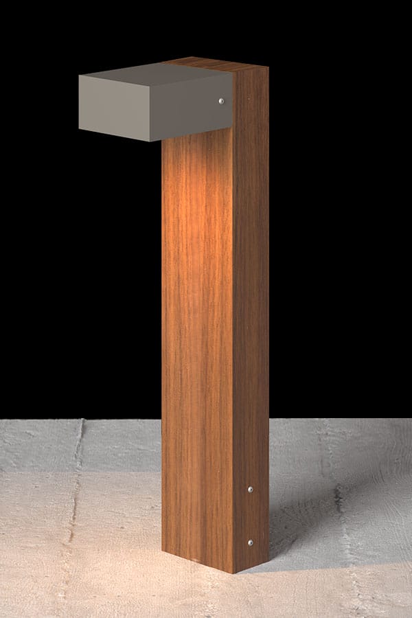 Neptune Wood Bollard Light