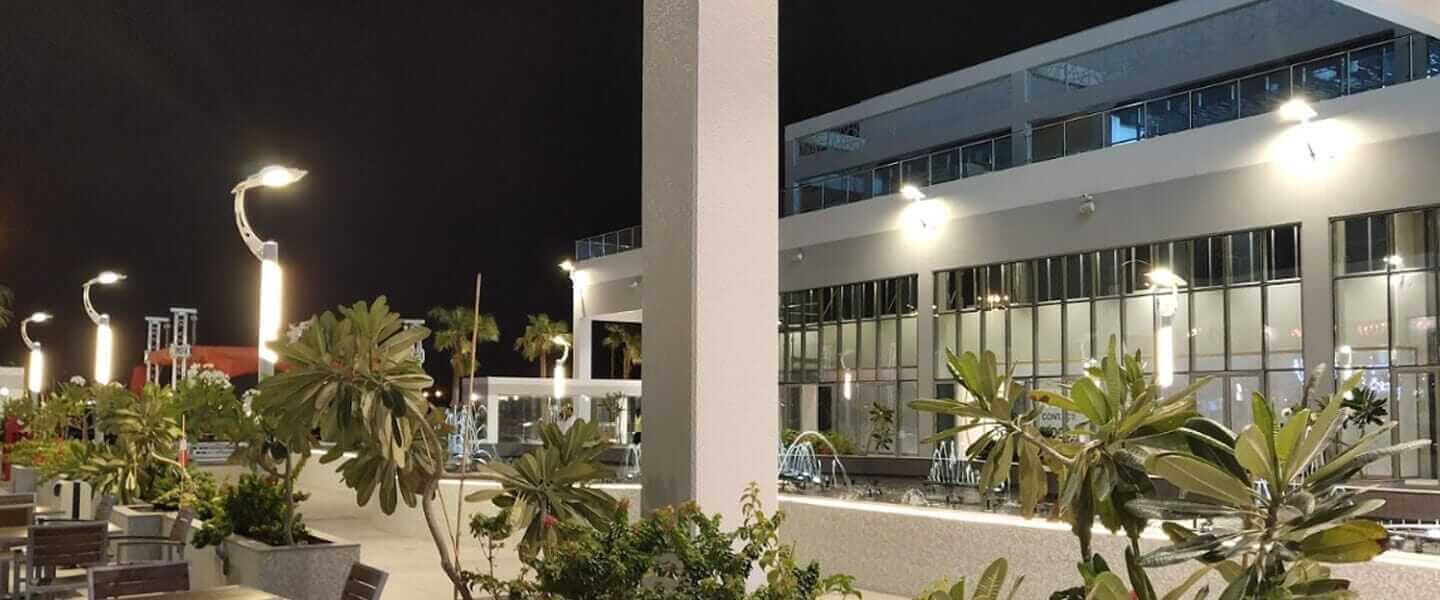 Mall & Tower Exteriors Lighting Project in Bahrain