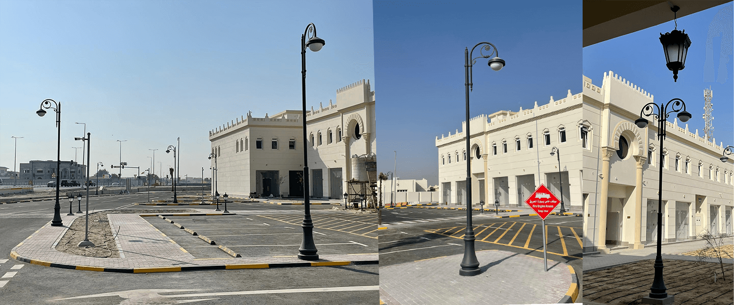 Souq Al Wukair Parking and Landscape Area Lighting Project | Qatar