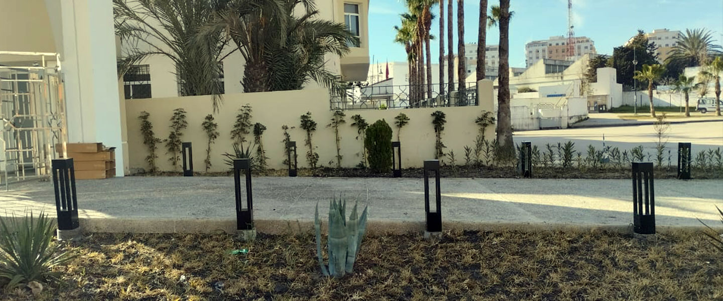 ENCG Tangier Landscape Lighting Project / Morocco